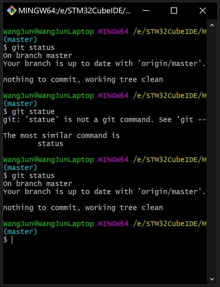 使用STM32CubeIDE将项目推送到码云gitee私有仓库或github_cubeide git-CSDN博客
