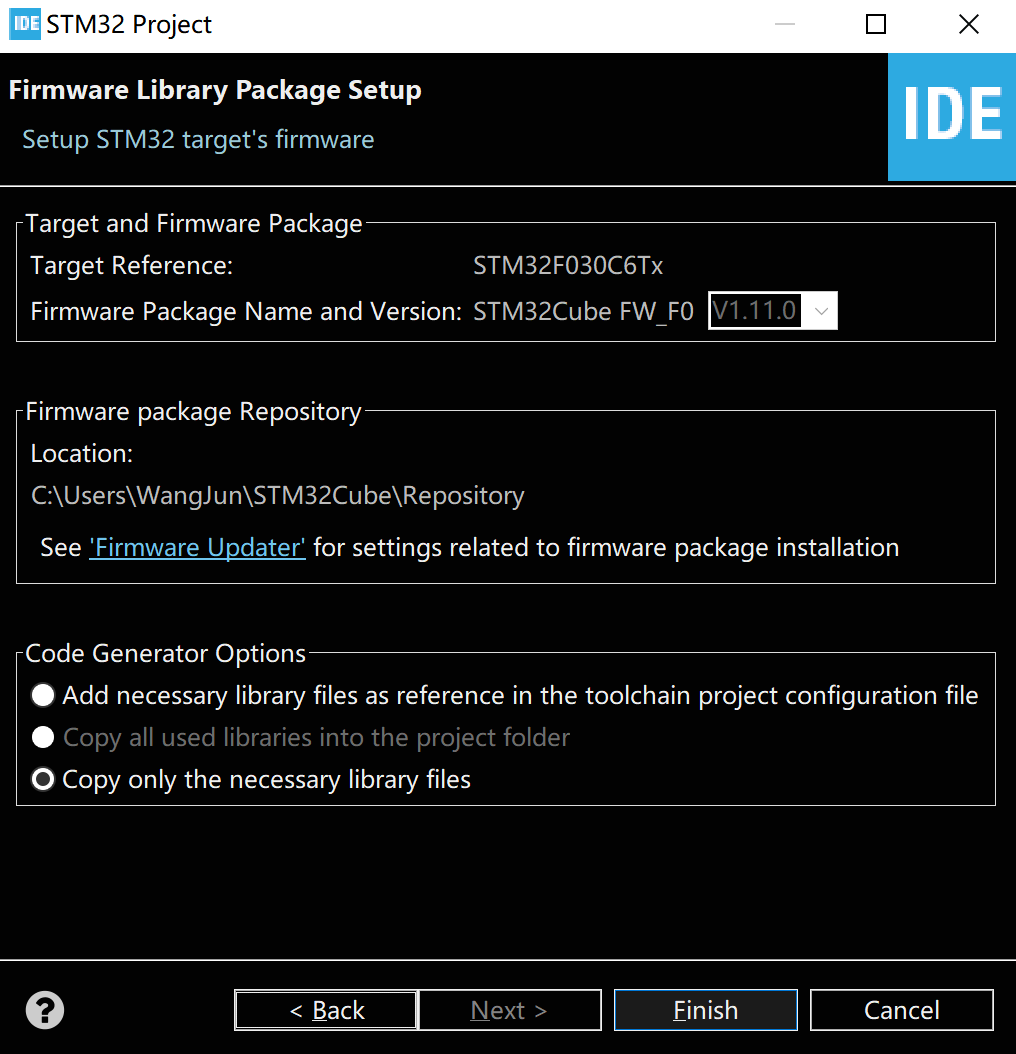 使用STM32CubeIDE将项目推送到码云gitee私有仓库或github_cubeide git-CSDN博客