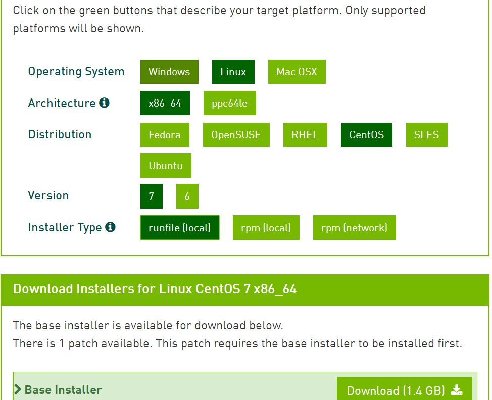 Centos7的cuda+cuDNN安装过程（集群无sudo权限用户）_centos安装cuda和cudnn_Jasablanca的博客-CSDN博客