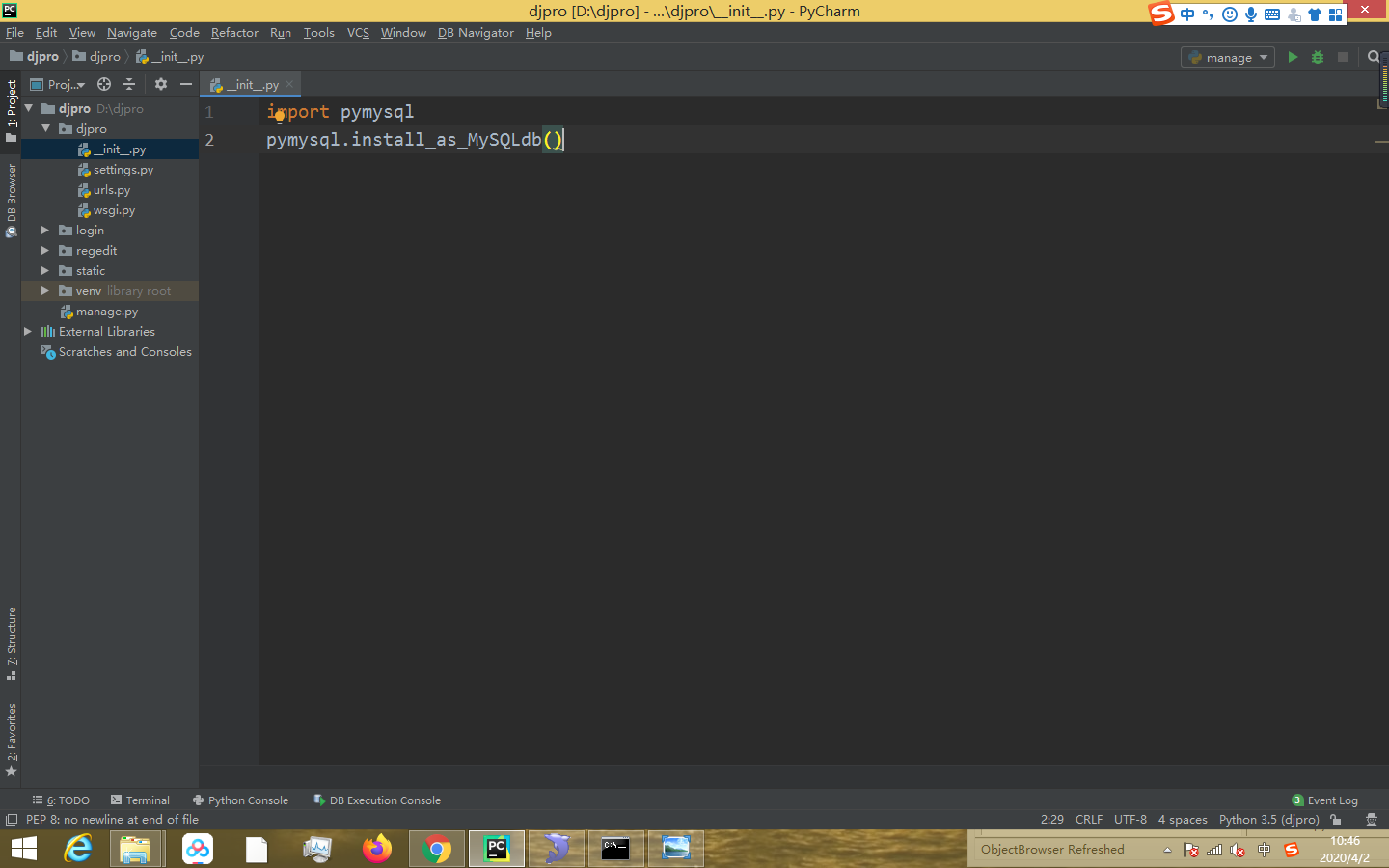Django框架从如何连接数据库，到实现对用户信息增删改查操作，实例教程不能错过_django后端写修改用户信息的函数-CSDN博客