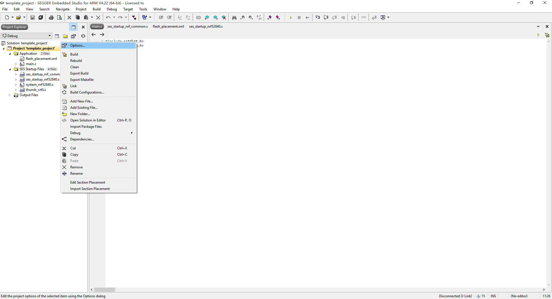 物联网BLE开发环境搭建 -- （3）配置SEGGER Embedded Studio编译器_segger embedded studio stm32culbemx-CSDN博客