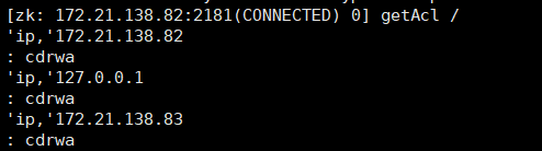 ZooKeeper set ACL permission control-increase access ip whitelist - Programmer Sought