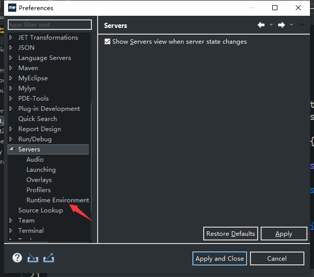 新版MyEclipse配置tomcat及tomcat安装教程（解决Servers下没有tomcat的情况）_myeclipse找不到service下的tomcat-CSDN博客