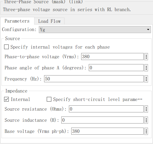 simulink of Three-Phase Programmable Voltage Source, Three-Phase Source, AC Voltage Source ...