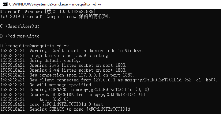 MQTT - mosquitto安装、启动、使用_mosquitto broker -d-CSDN博客