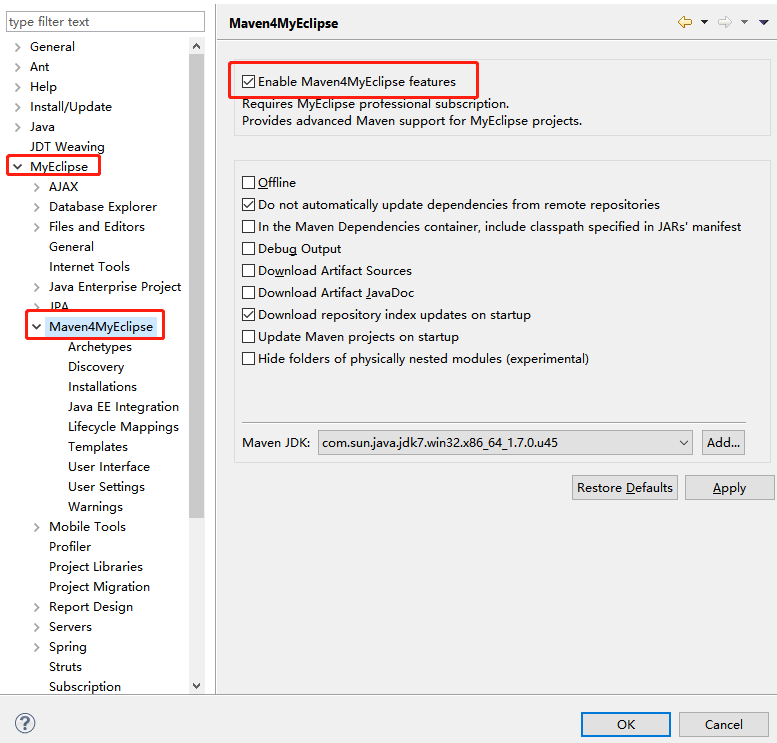 MyEclipse中maven的下载、配置及安装_myeclipse maven-CSDN博客