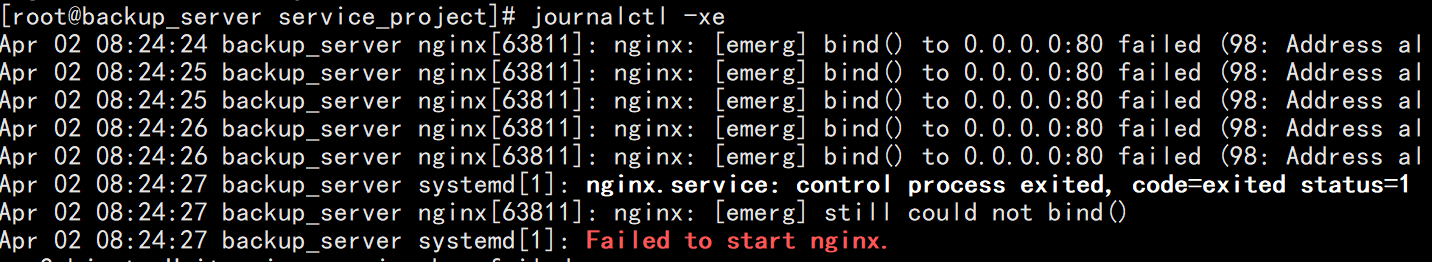是什么导致了nginx.service: control process exited, code=exited status=1？-CSDN博客