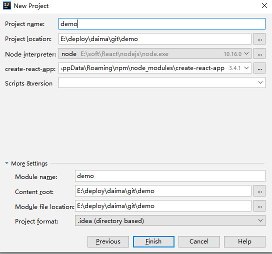 react(一)环境搭建和利用IDEA建立简单react项目_idea开发react-CSDN博客
