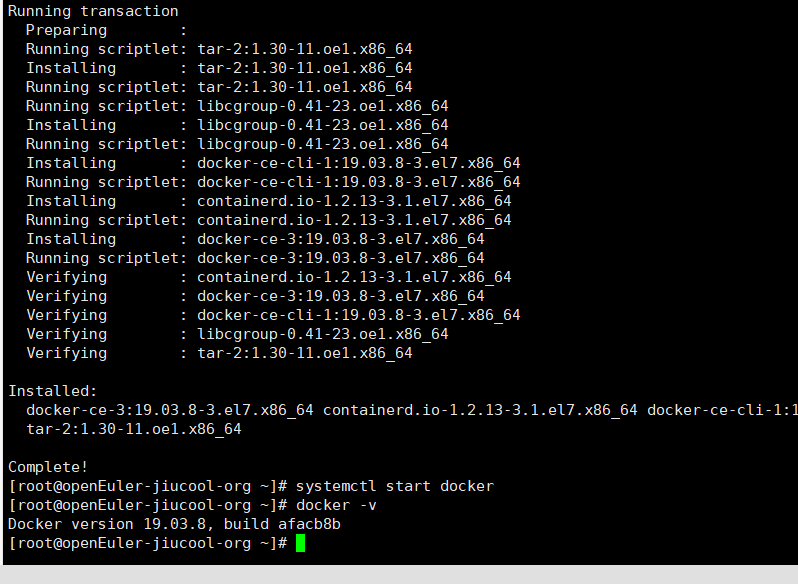 华为欧拉操作系统openEuler 安装docker最新版_欧拉系统-CSDN博客