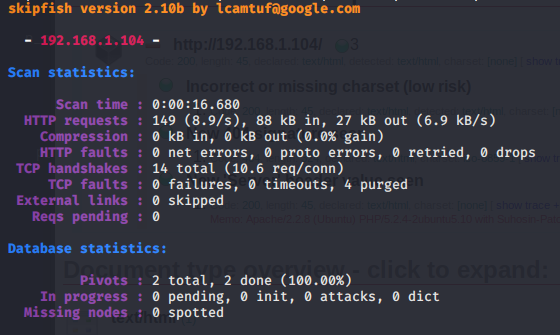 Vulnerability scanning tools - Skipfish - Programmer Sought