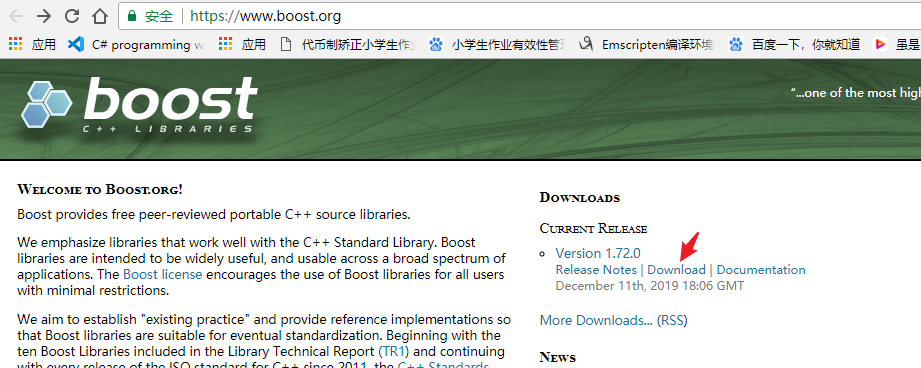Boost学习之Boost下载、安装、编译_下载boost库-CSDN博客