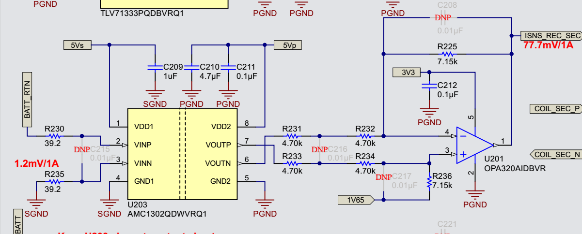 差分运放在AMC1302上用于电流检测记录_amc1301电流检测电路-CSDN博客