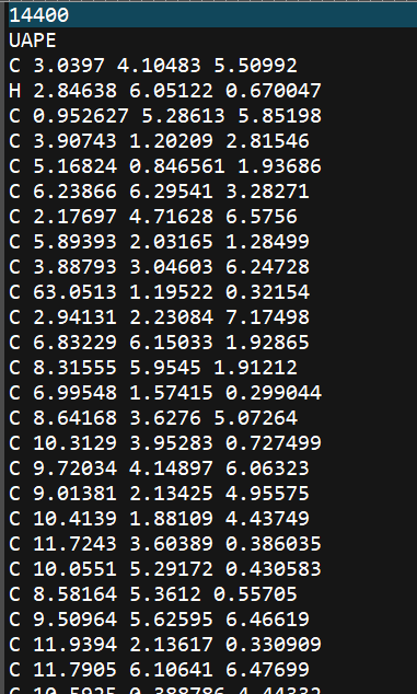 Python实现标准xyz文件导出xyz格式文本编写 Csdn博客 