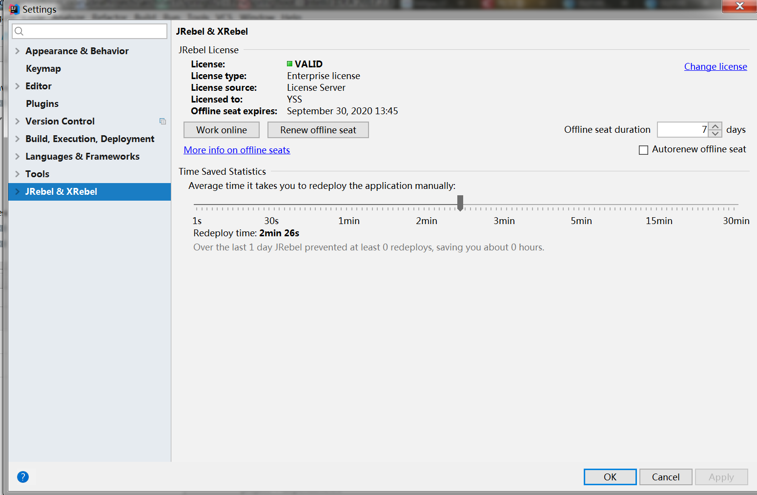 JRebel for IntelliJ 热部署方法_idea jrebel for intellij-CSDN博客