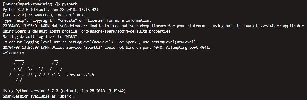 pyspark安装系列（2）：Spark里使用anaconda（详细部署流程）_spark 使用anaconda python环境-CSDN博客
