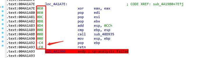 IDA出现“sp-analysis failed”和F5无法反编译的解决方法_endp ; sp-analysis failed-CSDN博客
