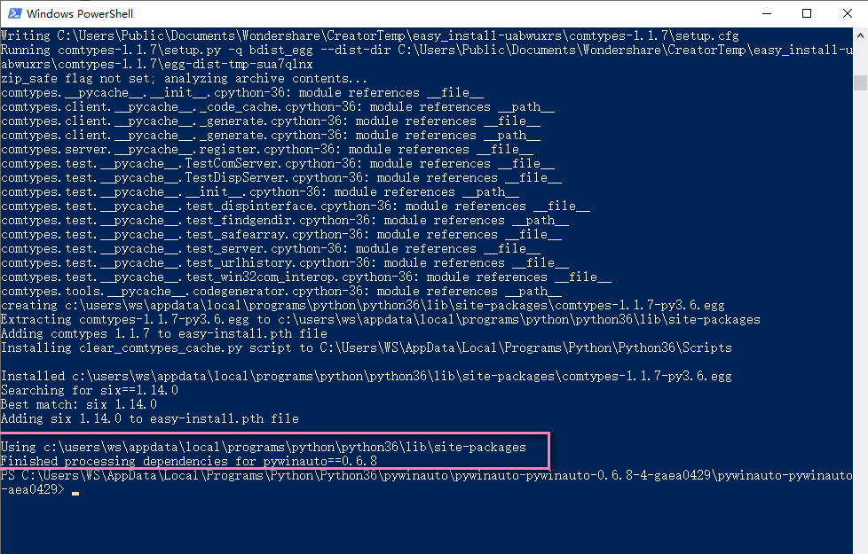 小白的pywinauto手动安装以及遇到的傻白甜的坑_pywinauto不更新-CSDN博客