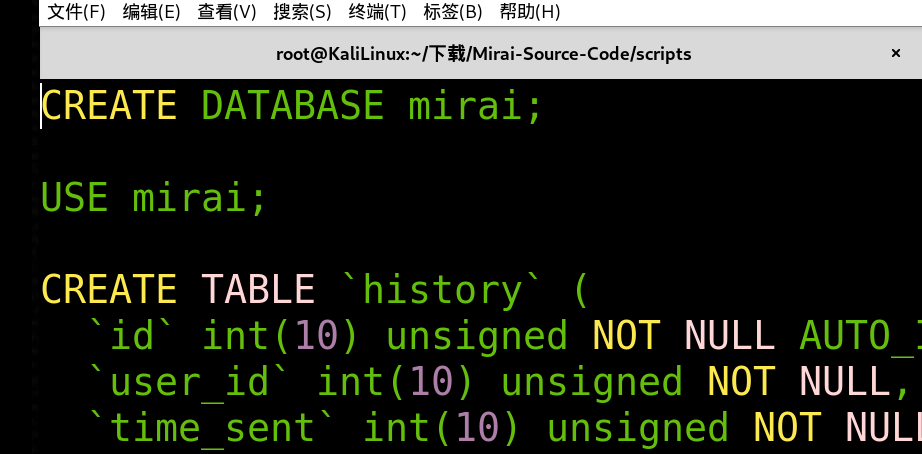 Botnet：Kali下Mirai的编译使用及抓包_mirai loader-CSDN博客