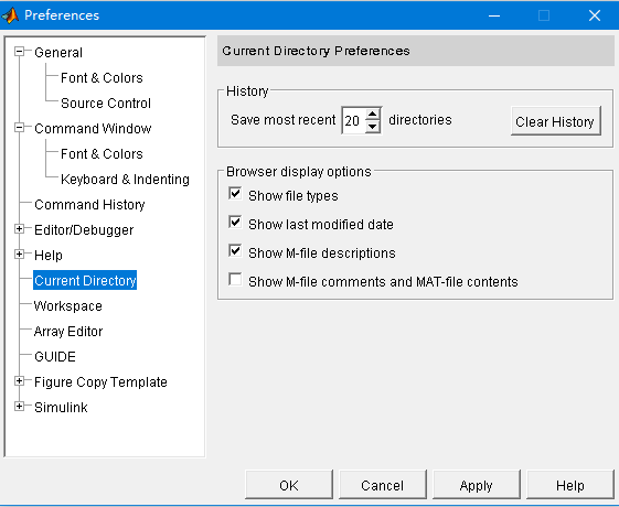 Matlab的File菜单功能图解 - 导入数据、保存工作空间、搜索路径、系统参数_matlab2022中file菜单在哪里-CSDN博客