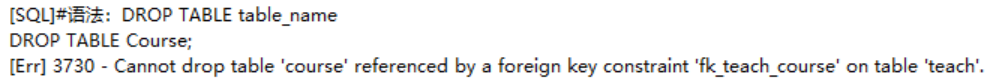01数据库问题之sql问题referenced By A Foreign Key Constraint Csdn博客