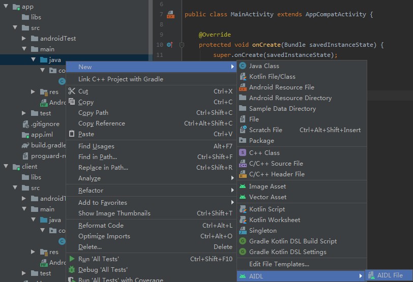 Android10.0 Binder通信原理(九)-AIDL Binder示例_android aidl binder实例-CSDN博客