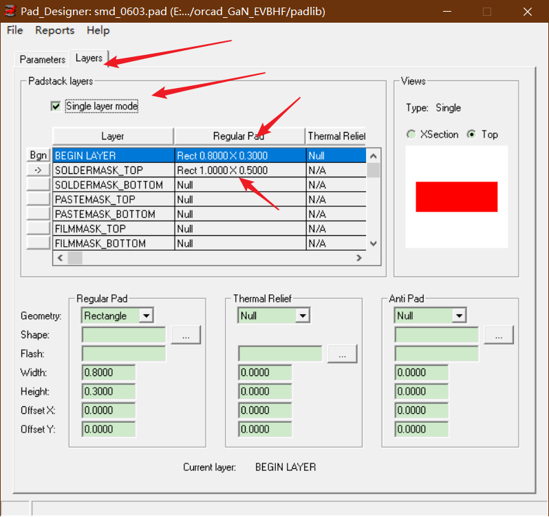 【Allegro学习笔记】表面贴装封装设计过程——0603封装_0603封装怎么画-CSDN博客