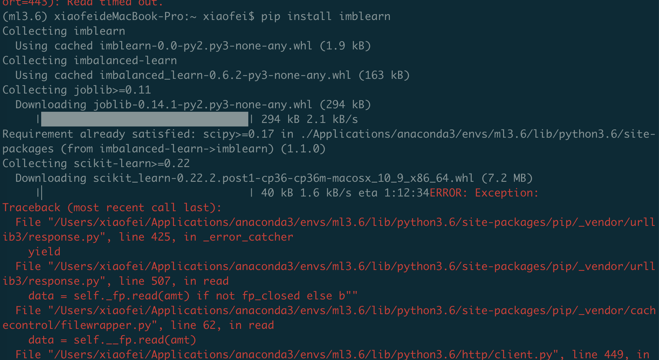 SMOTE处理数据非均衡——安装imbearn库_imblearn库怎么安装-CSDN博客