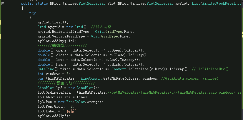 C# 股票画图新技能新工具之NPlot模块的使用-CSDN博客