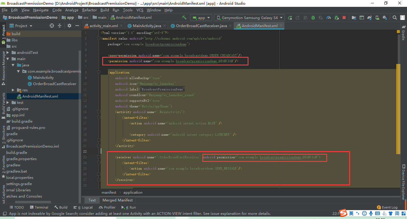 【Android-Broadcast】广播的权限_broadcastpermission_小菜要发财的博客-CSDN博客