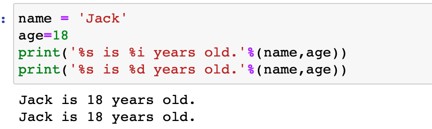 占位符字符串格式化输出 Python实例字符串 Csdn博客 