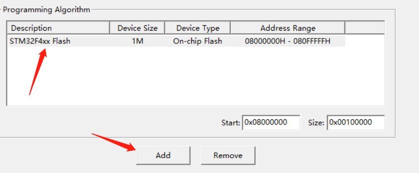使用MDK打开STM32里自带的工程时，提示cannot load flash device description！_stm32h7 ...