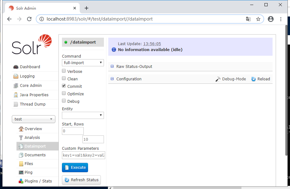 SOLR-8.5.0配置与MYSQL数据导入_solr8建core并导入sql数据库-CSDN博客