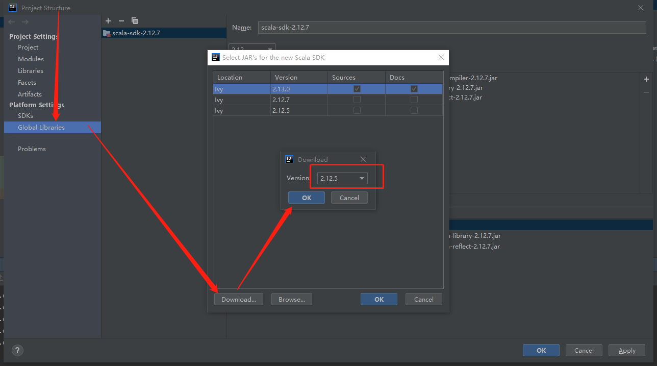 使用IDEA搭建flilnk的springBoot项目时，对Scala的版本选择与安装步骤_idea scala 版本选择-CSDN博客