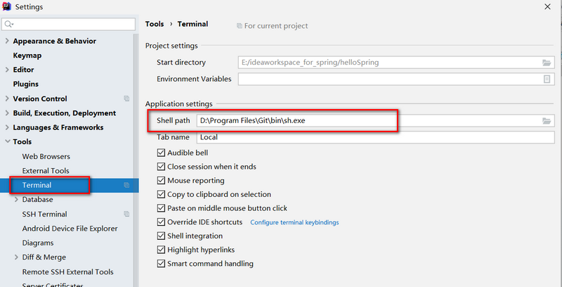 Idea中Terminal的使用_idea terminal 如何当前项目用-CSDN博客