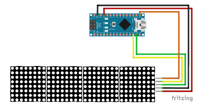Arduino 学习笔记 | 单片机控制驱动MAX7219 8*8 LED点阵显示模块_arduino驱动max7219led点阵 不使用库-CSDN博客