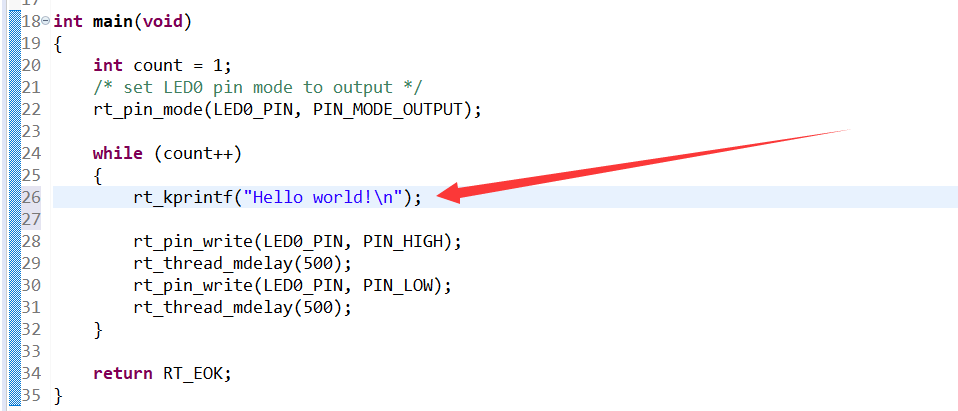 RT-Thread Studio入门（2）— 创建第一个Hello world项目_rtthread 关闭欢迎页-CSDN博客