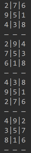 三阶幻方python解法三阶幻方 Python Csdn博客