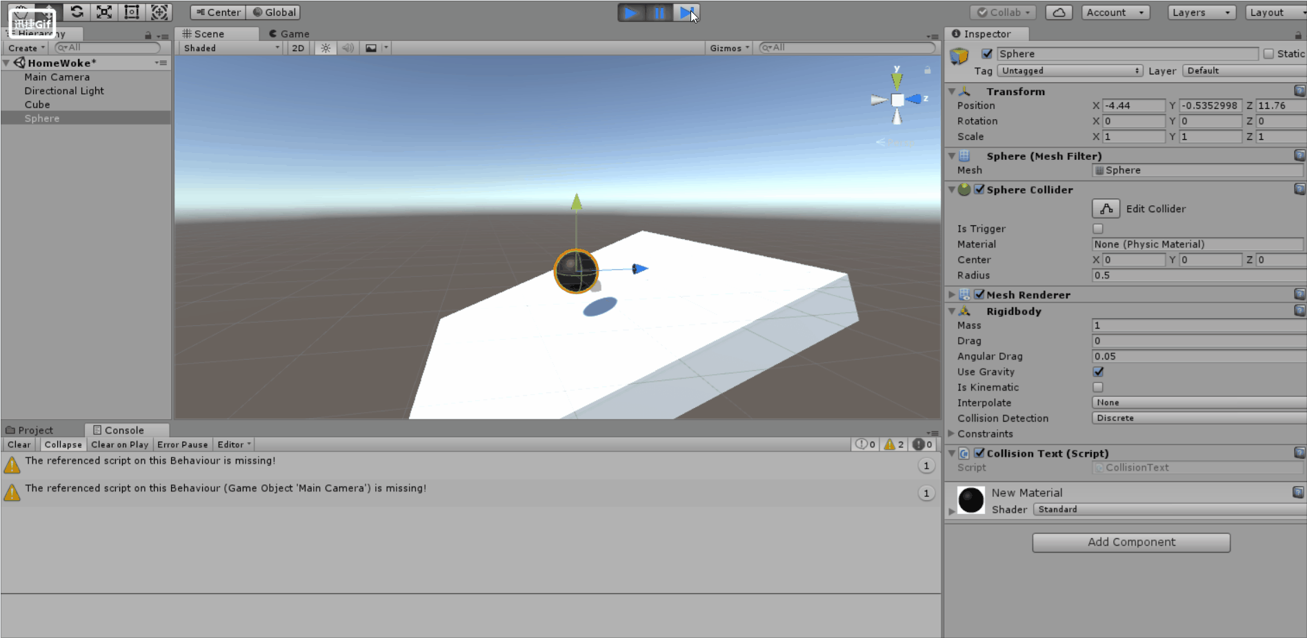 Unity3d 碰撞检测 Unity 3d碰撞检测 Csdn博客