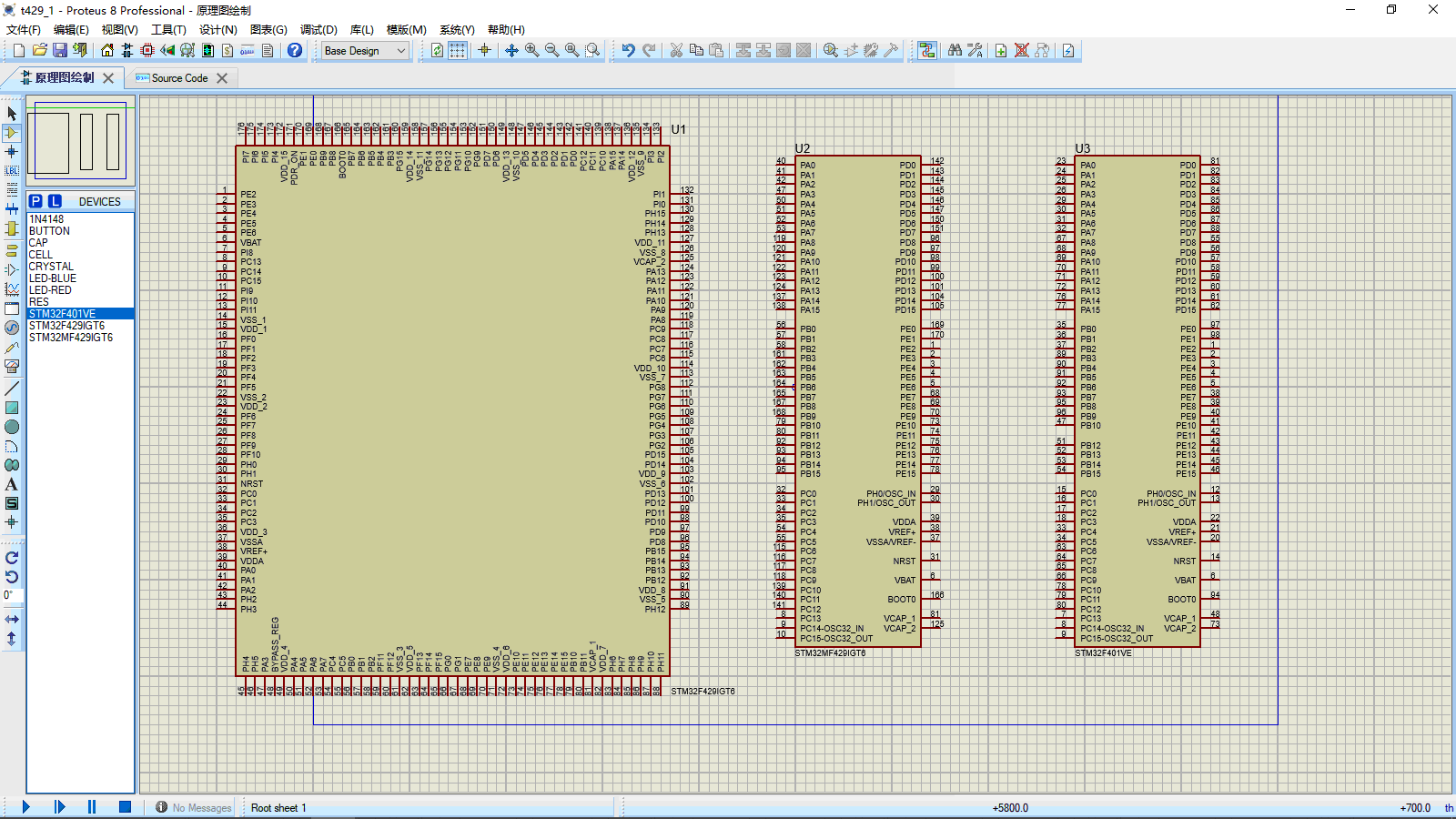 用Proteus8.9自带STM32F401VE的Controller仿真STM32F407ZGT6,F429IGT6_泽蕴/kaillen/ziegler的博客-CSDN博客_proteus ...