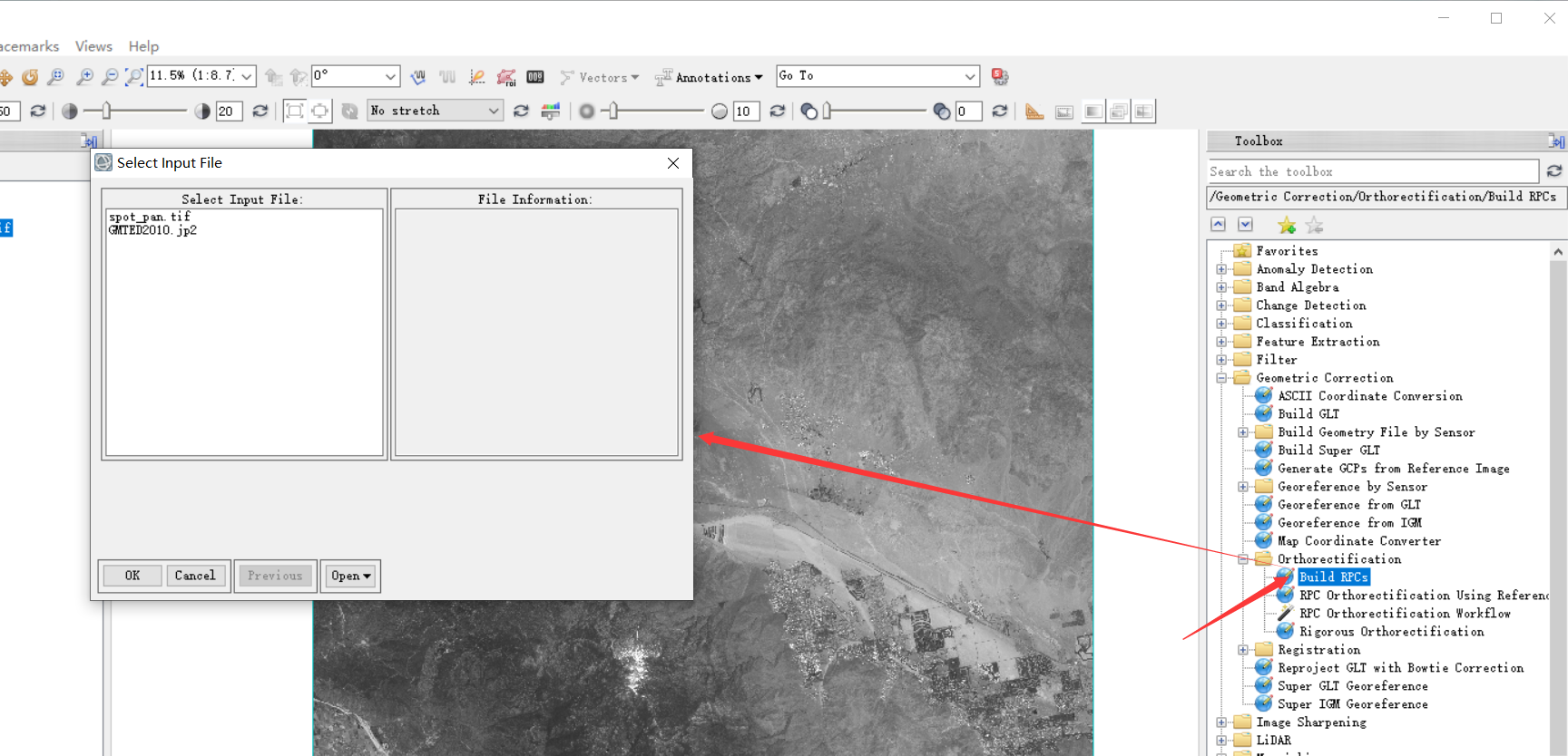 ENVI入门系列教程---一、数据预处理---4.3自定义RPC文件图像正射校正_envi rpc是什么_胡侃有料的博客-CSDN博客
