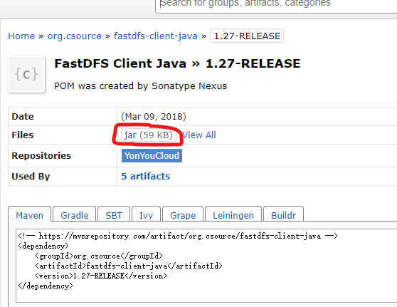 关于maven项目依赖fastdfs-client-java导入不了（cannot resolve）的解决办法_cannot resolve org.csource:fastdfs ...