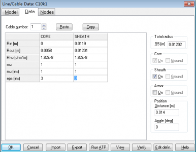ATP-EMTP中利用LCC模块构建JMarti三相电缆模型原理（中压电缆）_电缆结构模型csdn-CSDN博客