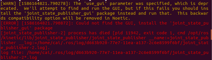 ROS问题—Rviz显示URDF模型时报错：No transform from [anything] to [base_link]_rviz中robotmodel的urdf变红error ...