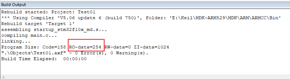 谈谈Keil-MDK编译输出的：Code-data,RO-data,RW-data,ZI-data_rodata rwdata-CSDN博客
