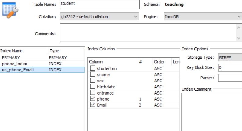 几个步骤教你利用MySQL Workbench工具创建和管理索引——MySQL 5.7数据库_mysql workbench建立索引-CSDN博客