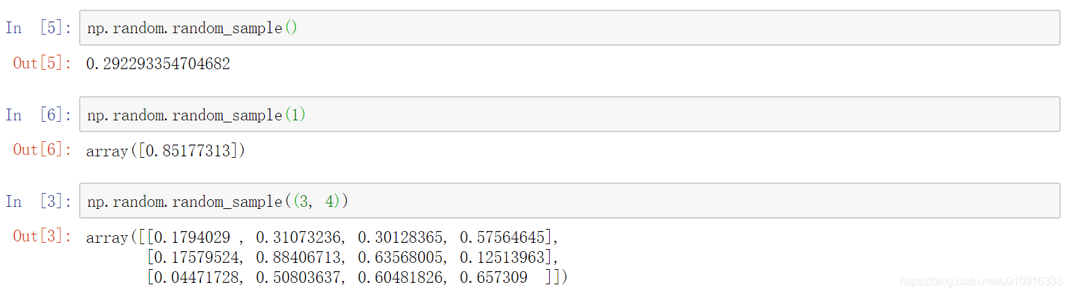 【numpy】(一)构造数据numpy生成随机小数 Csdn博客