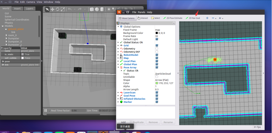 ROS机器人SLAM学习：Gazebo定位与导航仿真_ros gazebo navigation-CSDN博客