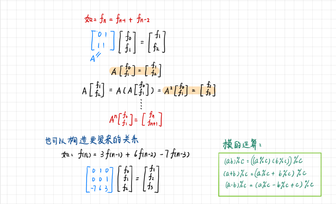 【c算法模板】矩阵快速幂c矩阵快速幂 Csdn博客 