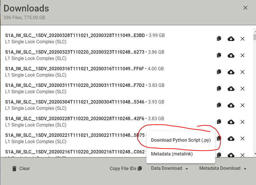 sentinel——SLC数据下载、DEM数据下载拼接、精密轨道数据下载方法-CSDN博客